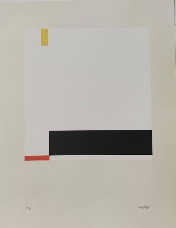 Moderne Serigraphie unleserlich Signiert | Kaufen auf Ricardo