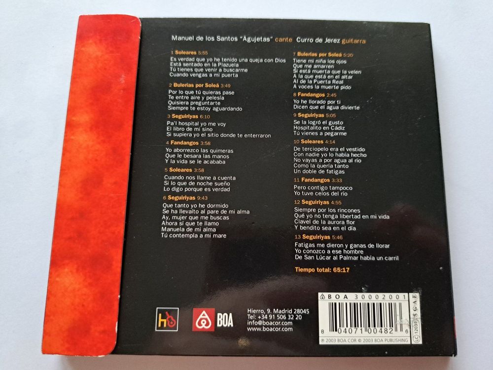 CD Agujetas - Le roi du chant gitan (D'occasion) à Pully pour CHF 3 ...