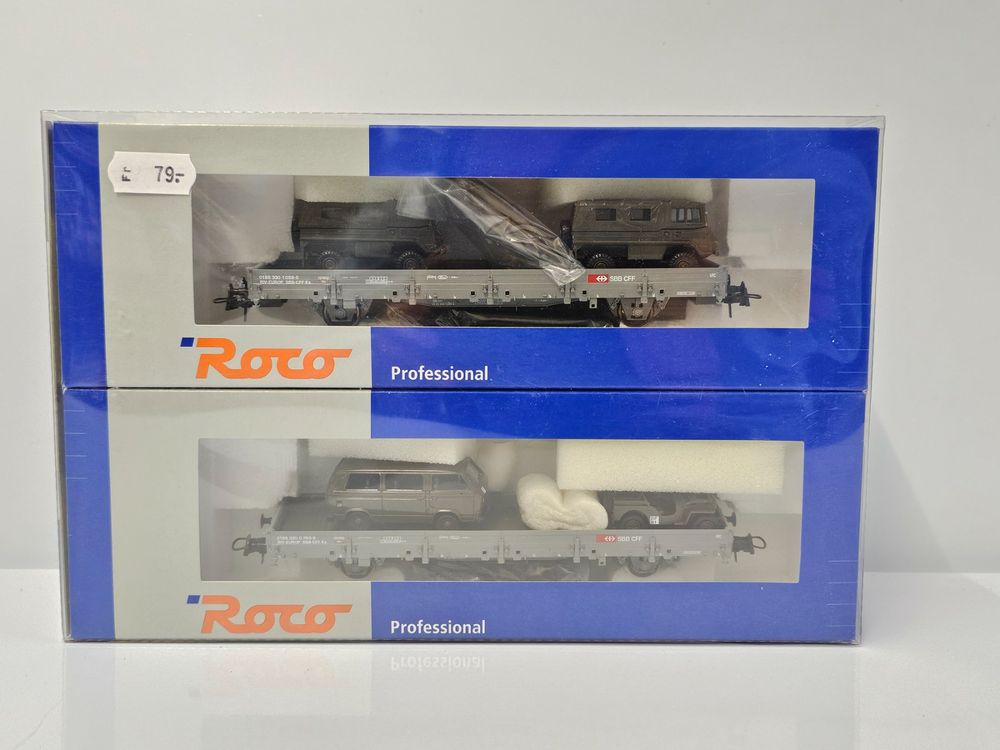 Roco 44191 SBB Militärwagen-Set H0 | Acheter sur Ricardo