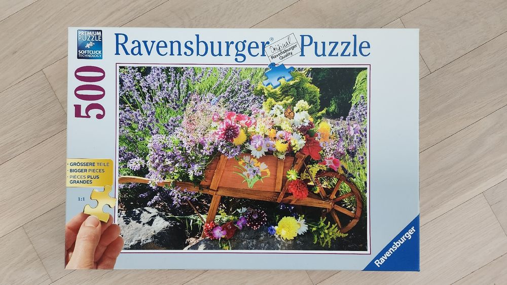 Ravensburger Puzzle 500 Teile Blumen Garten Deko (Gebraucht) in Burgdorf für CHF 10 – mit ...