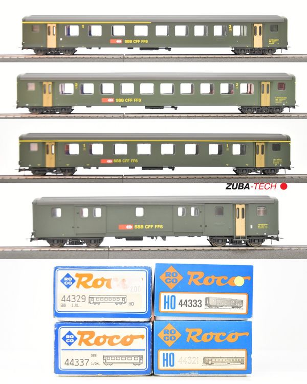 Roco 4x Personenwagen EW II der SBB H0 GS mit OVP (Gebraucht) in St. Gallen für CHF 62 – mit ...