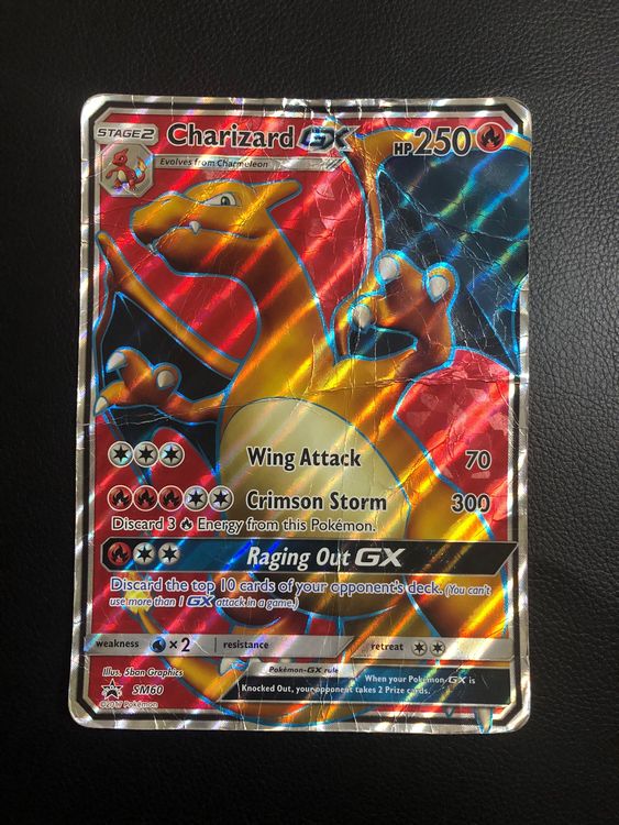 2017 Charizard GX Full Art PROMO SM60 XXL JUMBO Ab 1 (Gebraucht) in ...