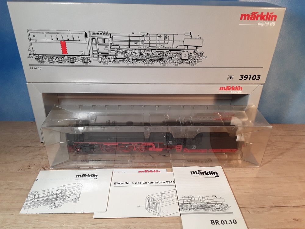 Märklin 39103 _ Schnellzuglokomotive BR 01 _ digital Spur H0 (Gebraucht ...