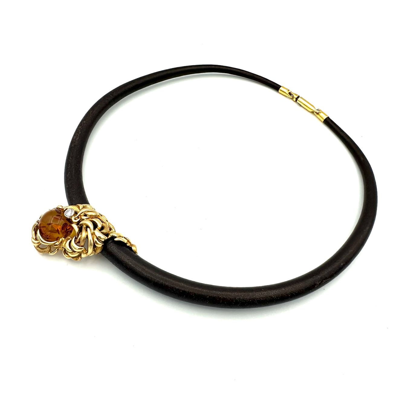 GILBERT ALBERT. Collier billes interchangeables et diamants (D'occasion ...