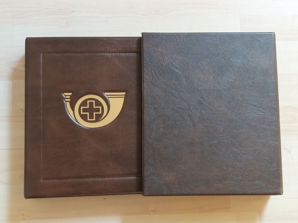 Album mit Schuber und 30 Einlageblätter für Viererblocks | Kaufen auf Ricardo