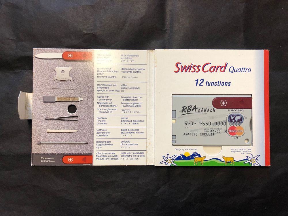 Victorinox SwissCard Quattro / RBA Banken (Gebraucht) in Rümligen für ...