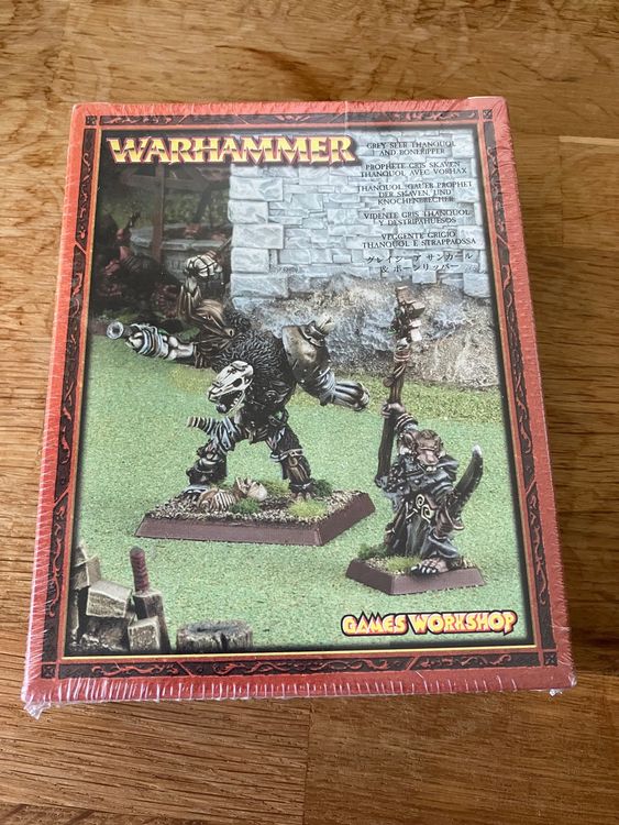 WARHAMMER Fantasy Skaven Thanquol & Boneripper Vintage *RAR* (Neu ...