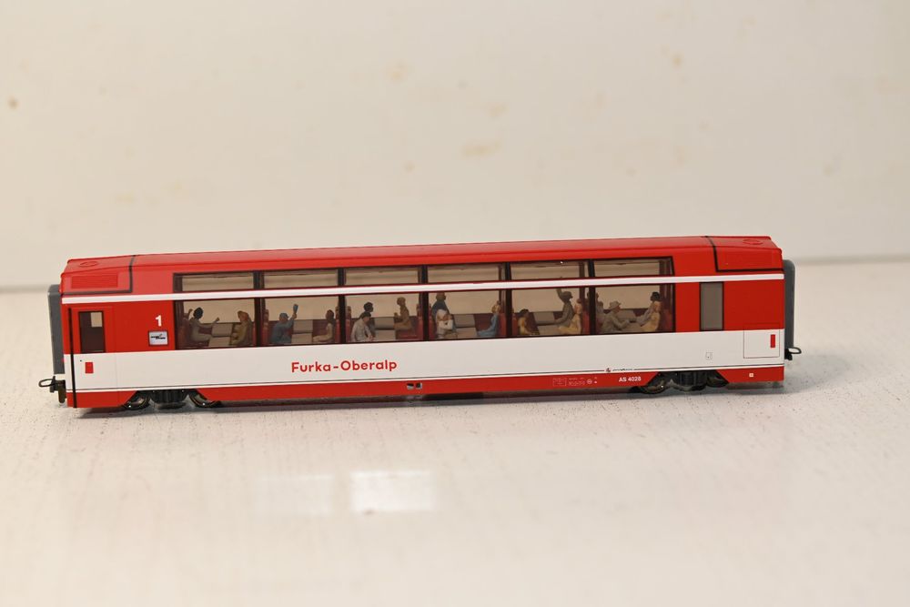 Furka-Oberalp Panoramawagen AS4028 Bemo H0m (Gebraucht) in Laupen ZH für CHF 41 – mit Lieferung ...
