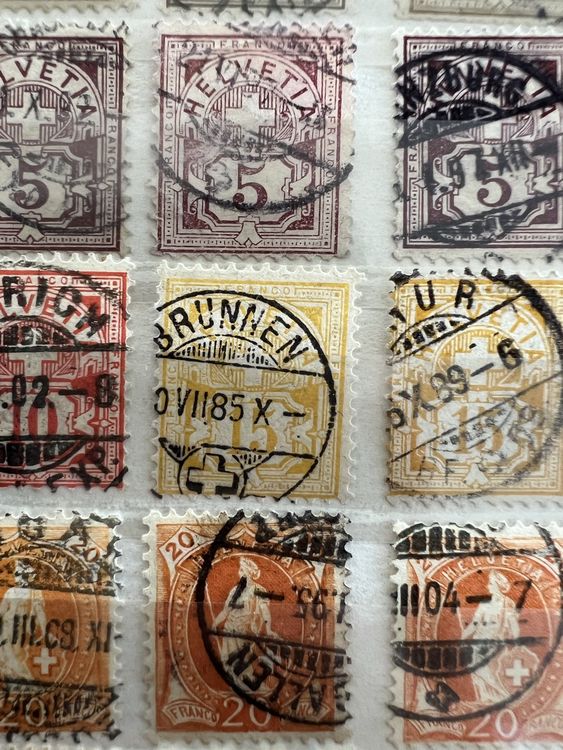 Gutes Lot Alt-CH ab Strubel mit schönen Stempel (Gebraucht) in Braunau ...