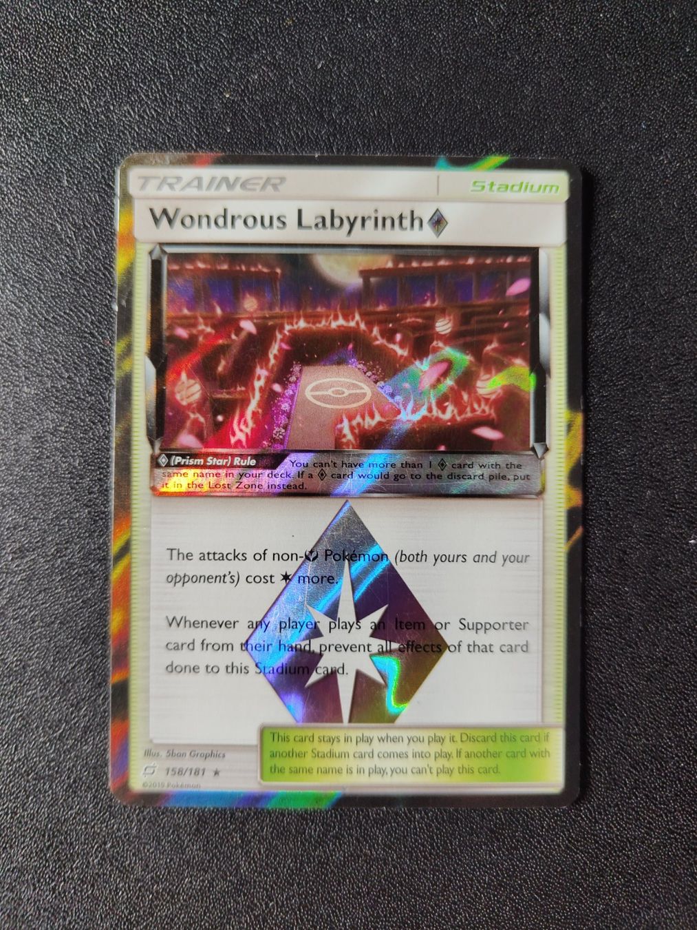 Wondrous Labyrint 158/181 Prism Star Holo RARE Pokémon 19 EN (Gebraucht ...