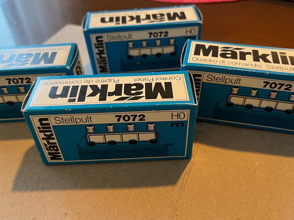 Märklin HO 7072 / 4 pupitres de commande | Kaufen auf Ricardo