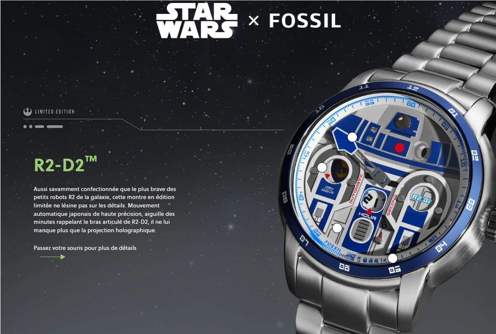 Fossil Star Wars 40th anniversary - R2-D2 Limited Edition. | Kaufen auf ...