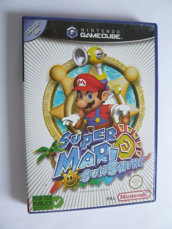 JEUX NINTENDO GAMECUBE SUPER MARIO SUNSHINE 2002 (Gebraucht) in ...