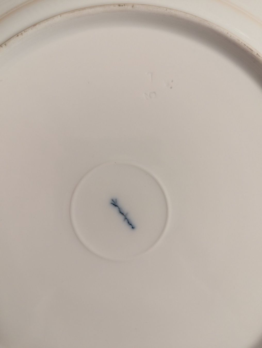 Prunkteller Obst & Pilze Relief-Rand Goldstaffage (Gebraucht) in ...