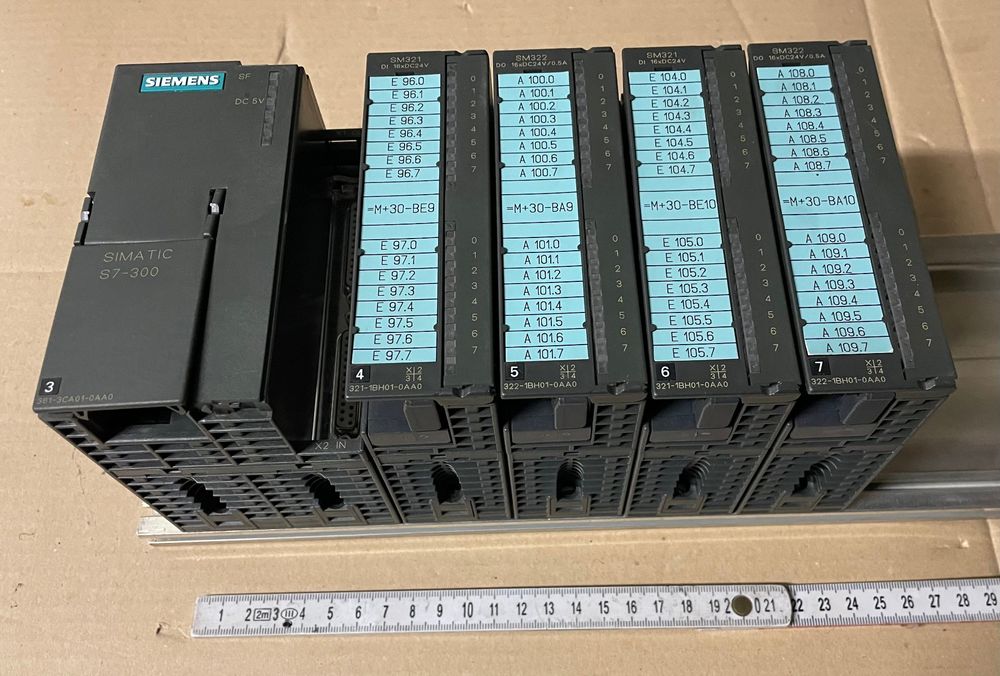 Siemens Simatic S7-300 komplettes Rack (361-3CA01-0AA0) (Gebraucht) in ...
