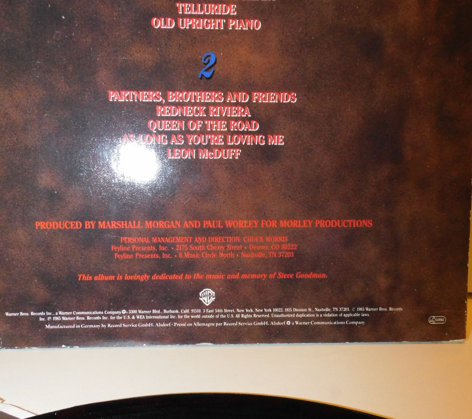 Lp Schallplatte - The Nitty Gritty Dirt Band - 1985 (Gebraucht) in ...