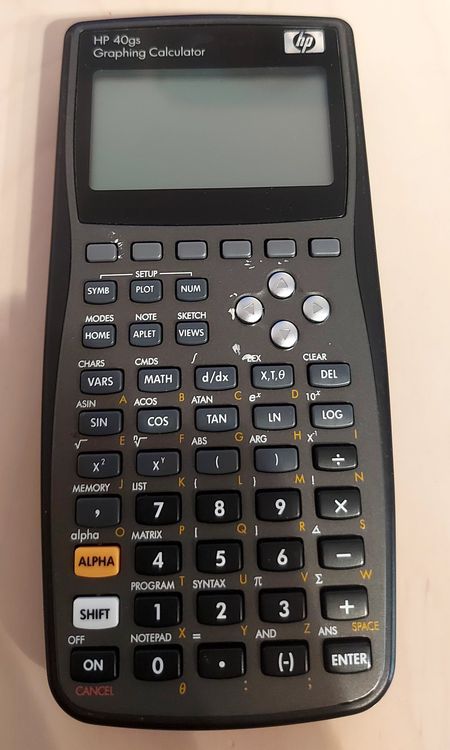 HP 40gs Grafikrechner (Graphing Calculator) / Taschenrechner (Gebraucht ...