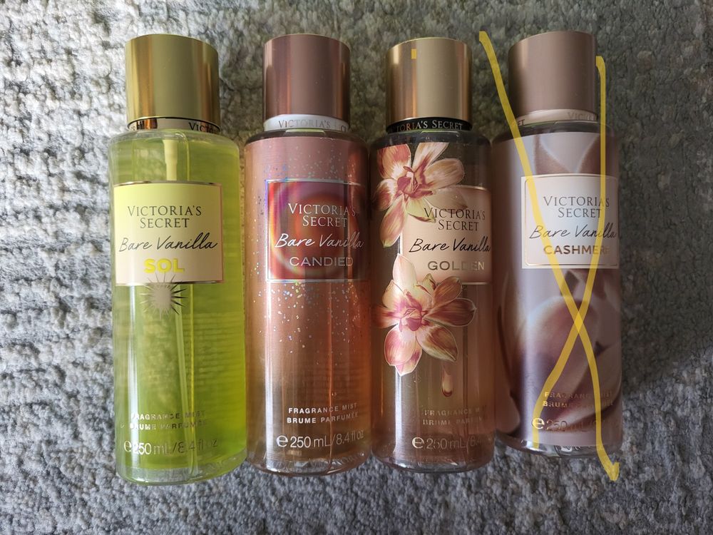 Victoria's ecret 1x Bare Vanilla Cashmere Candied Body Spray (Neu und ...