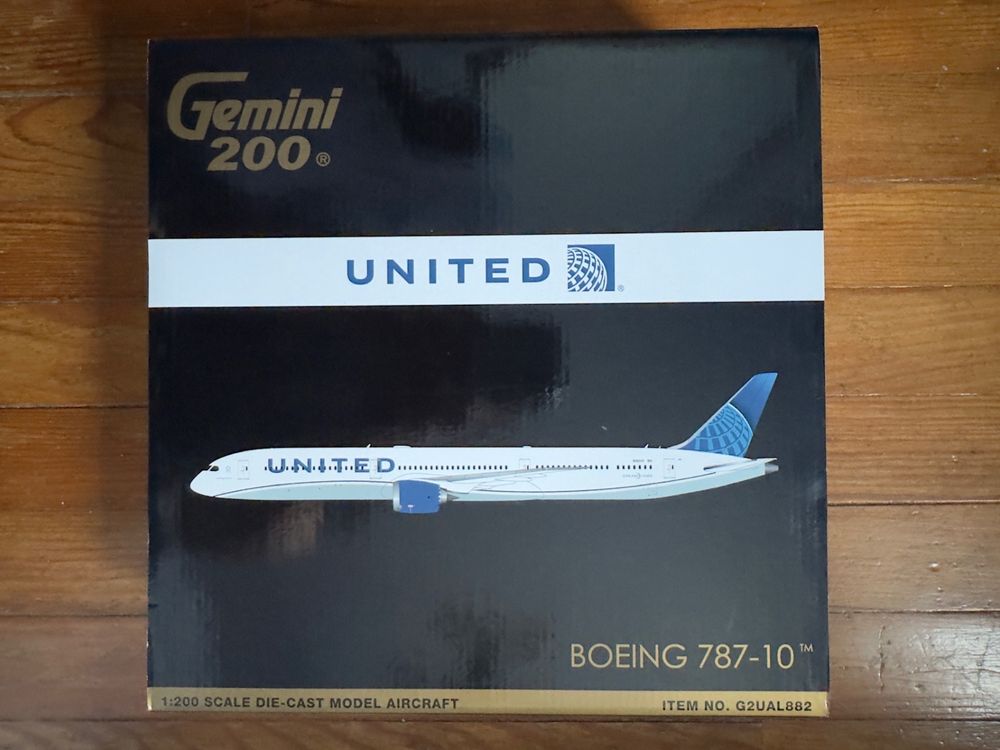 Gemini Jets 200 Boeing 787-10 United Airlines G2UAL882 (Neu und ...