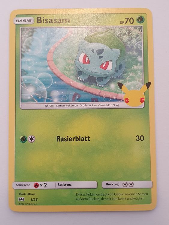 Bisasam / 2021 25 Years of Pokémon | Kaufen auf Ricardo
