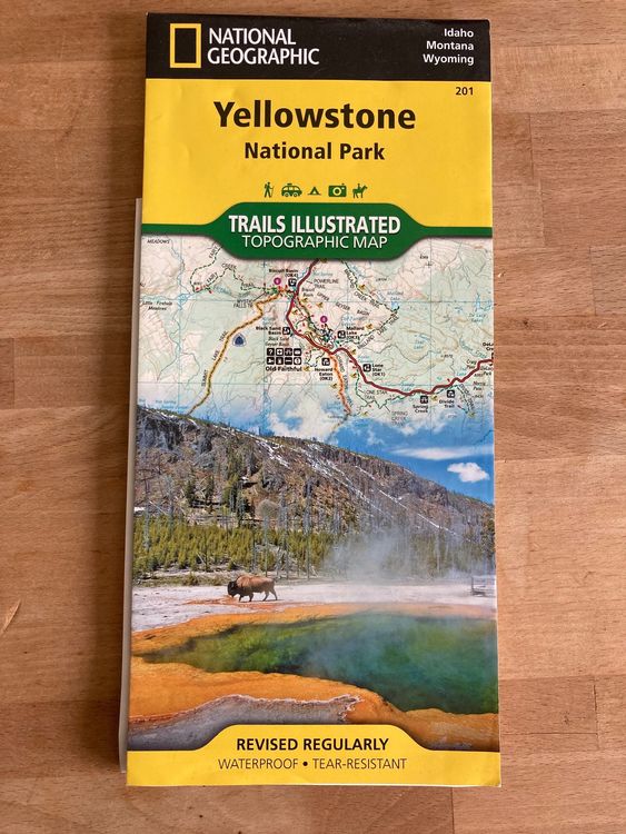 Wanderkarte Yellowstone von Nat.Geo. (Gebraucht) in Lausen für CHF 3 ...