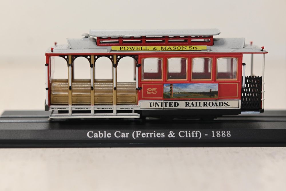 San Francisco Cable Car, Ferries & Cliff, Jahr 1888 Standmod (Neu und ...