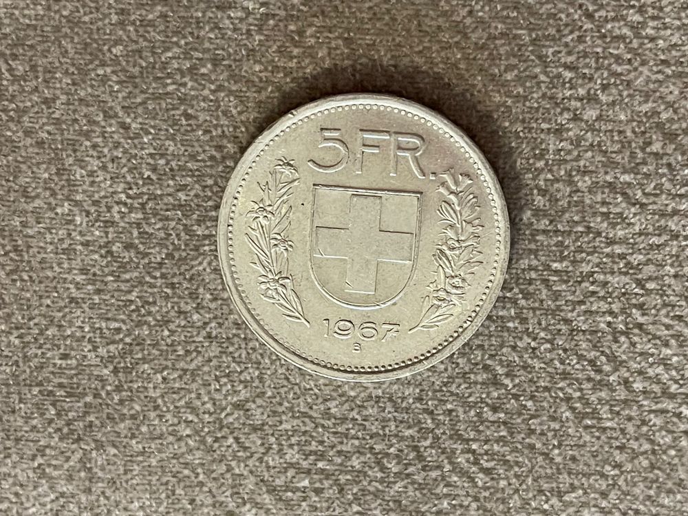 5 Franken 1967 Silbermünze | Kaufen auf Ricardo
