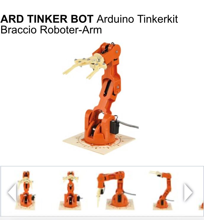 Roboterarm/Tinkerkit/ Braccio/Arduino | Kaufen auf Ricardo