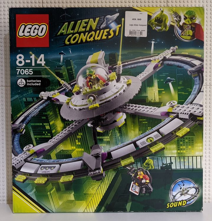 LEGO Alien Conquest 7065 Alien Mothership (Neu und originalverpackt) in ...