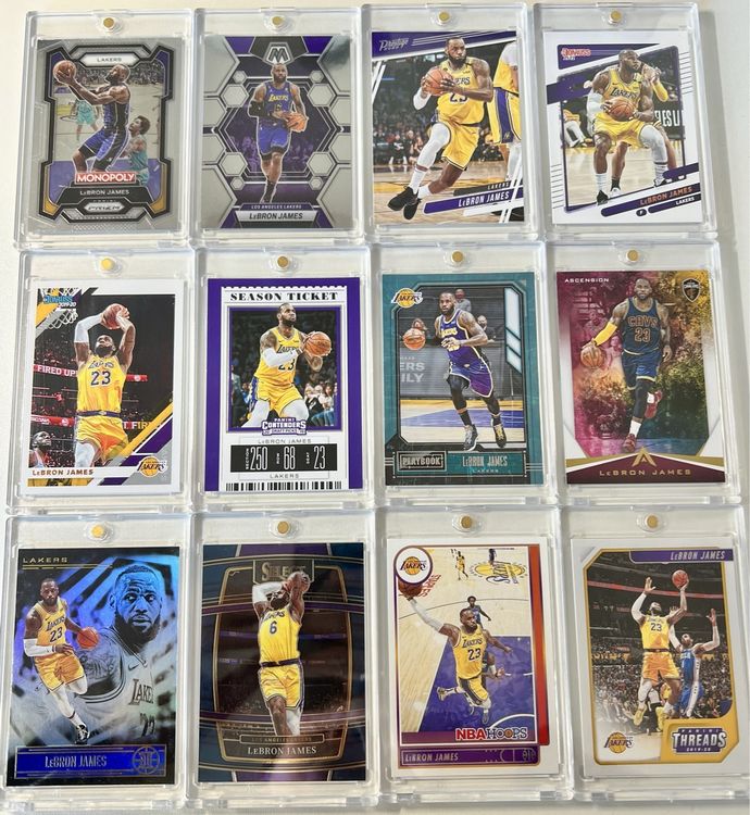 LAKERS - LeBron James - Set of 12 cards (Gebraucht) in Oberglatt ZH für ...