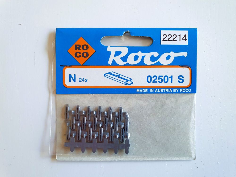 ROCO N° 22214, Isolier-Schienenverbinder, N, 1/160, 24 stück | Kaufen ...