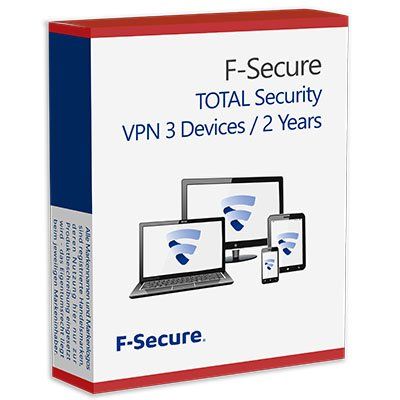 F-Secure TOTAL Security VPN 3 Geräte 2 Jahre Product Key (Neu (gemäss ...