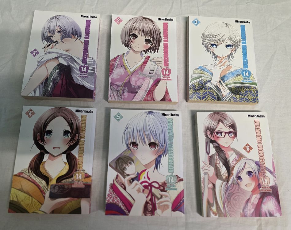 Minamoto Monogatari Manga, Band 1-6, Zustand sehr gut! (Gebraucht) in ...