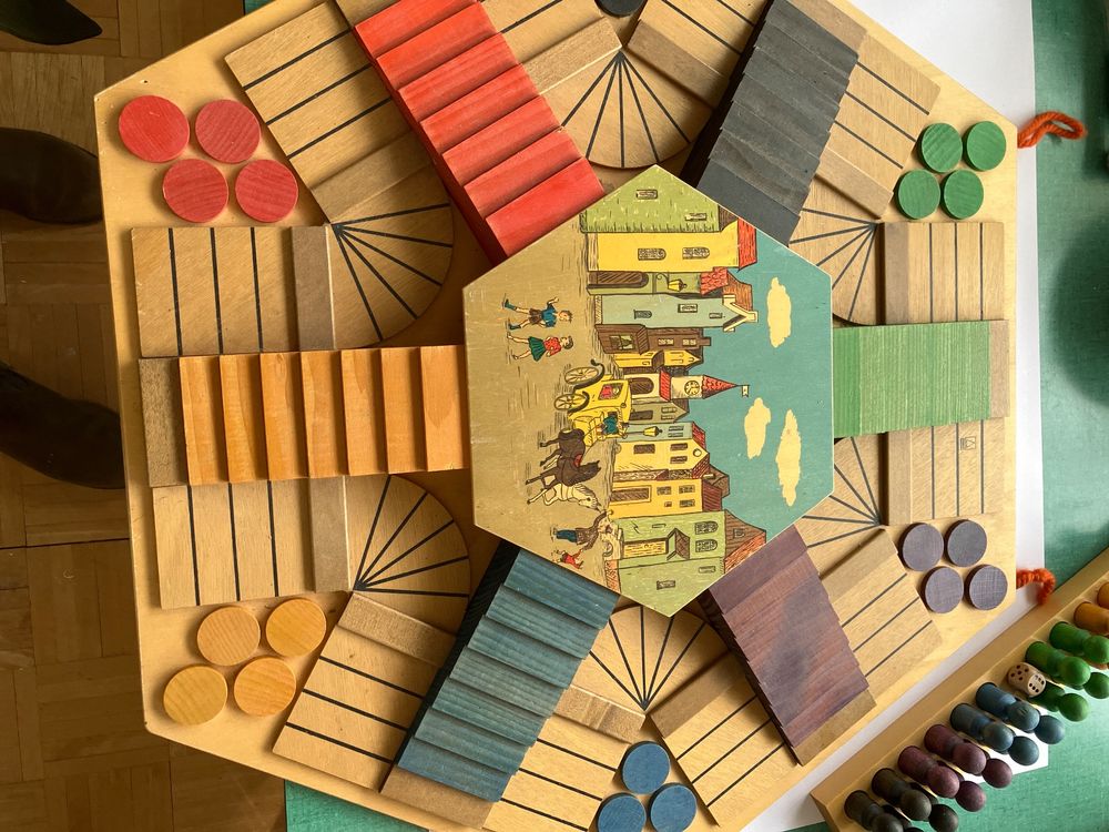 Antikes Eile mit Weile Gesellschaftsspiel Holz Albisbrunn (Gebraucht ...