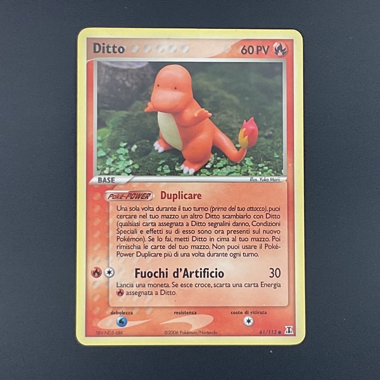 Pokémon Ditto ( Charmander ) 61/113 Ex Delta Spcies Ab 1 | Kaufen auf ...