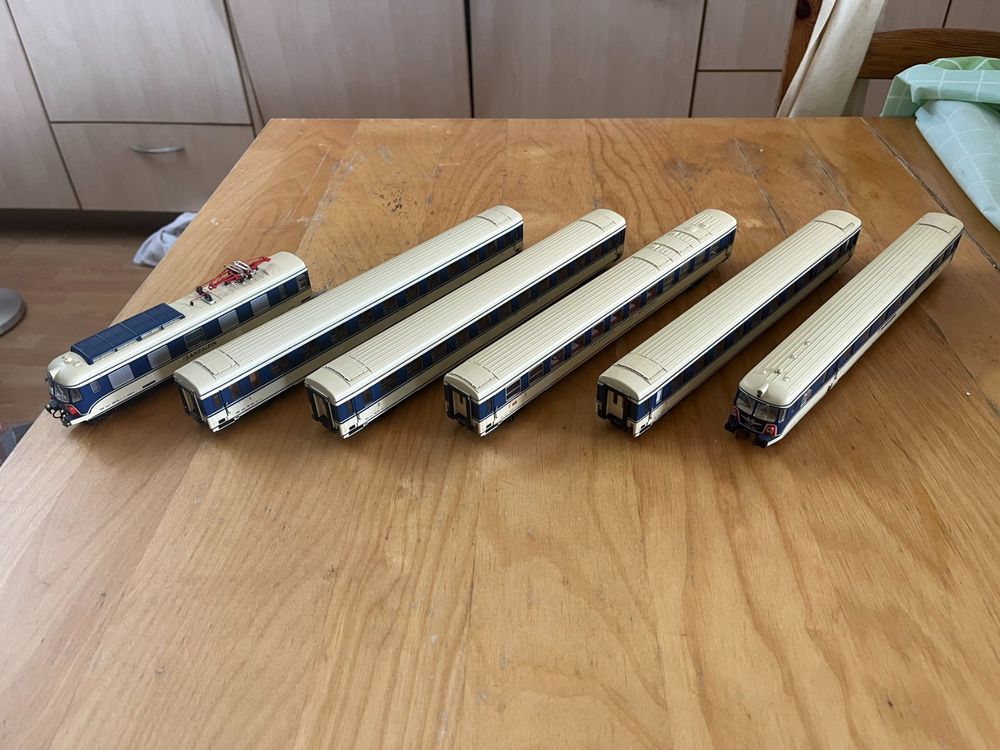 Roco 43053/43054, ÖBB 4010.05 Transalpin Set, H0 DS Analog (Gebraucht ...
