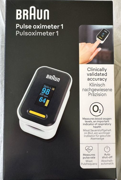 Original, unopened Braun pulse oximeter 1 | Kaufen auf Ricardo