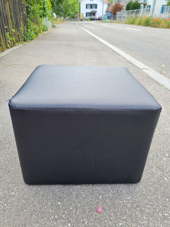 Schwarzer Hocker | Kaufen auf Ricardo