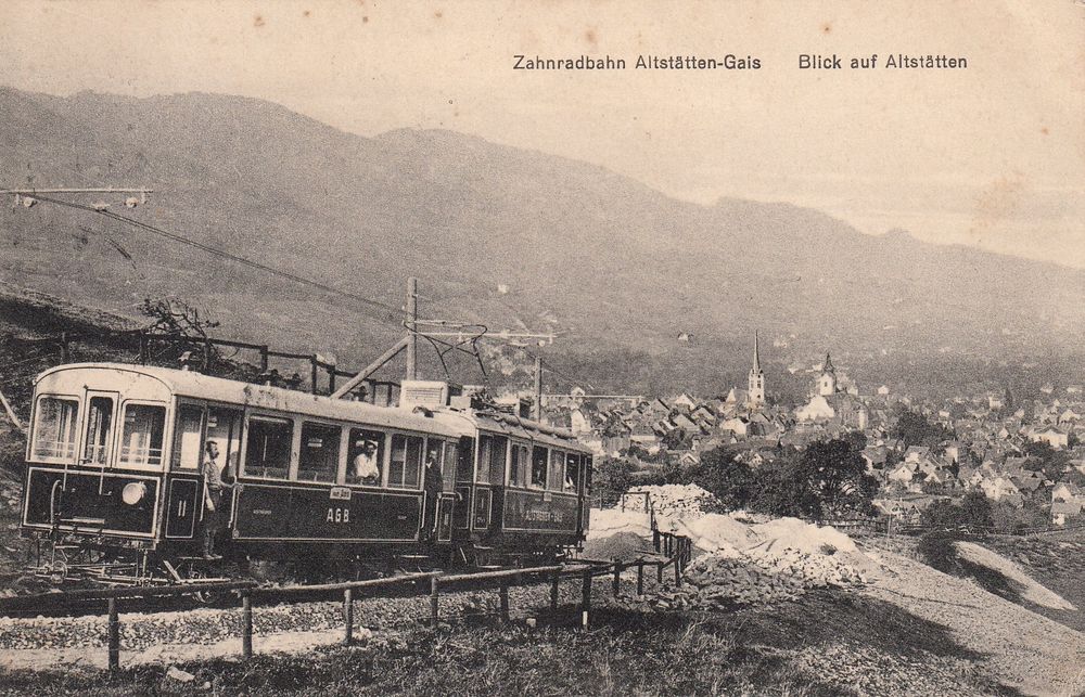 AK Zahnradbahn Altstätten - Gais 1913 (Gebraucht) in Riva San Vitale für CHF 30 – mit Lieferung ...