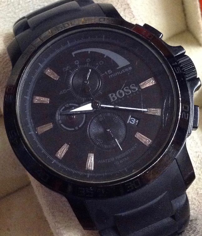 HUGO BOSS Chronograph Herrenuhr ( Neue Preise : 395 CHF ) (Gebraucht ...