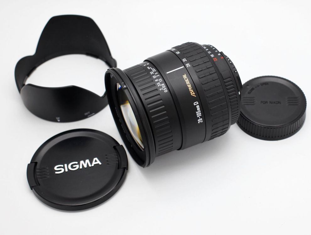Sigma AF Zoom 28-105mm f2.8-4 D Aspherical f. Nikon FX u. DX | Kaufen ...