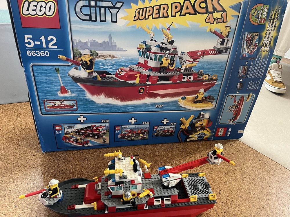 LEGO City Super Pack 4 in 1 (66360) - Feuerwehrboot mit OVP (Neu ...