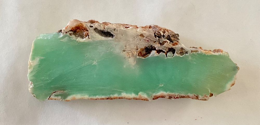 Chrysopras Platte in bester Qualität, Naturstein (Neu und originalverpackt) in Bern für CHF 12 ...