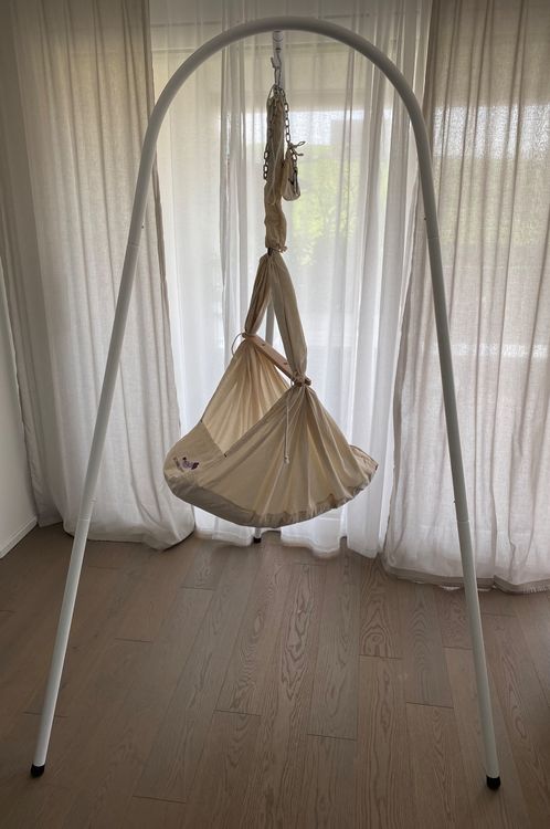 Federwiege Baby Federwiege Gestell Aus Buche – Made In Germany, 4 Kg ...