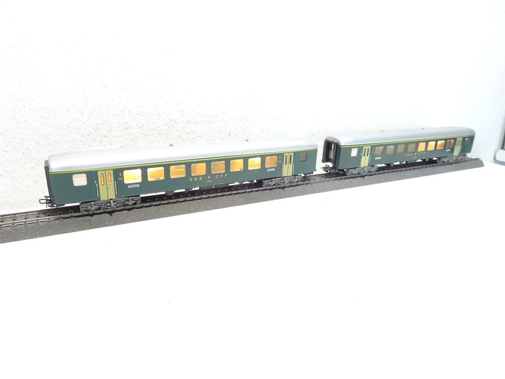 2 Märklin Personenwagen SBB A2561 HO (16 (Gebraucht) in Luzern für CHF 25.9 – mit Lieferung auf ...