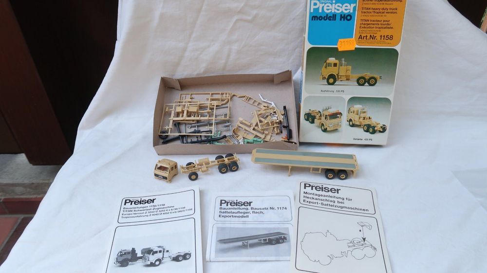 Preiser MB TITAN Schwerlastzugmaschine | Kaufen auf Ricardo