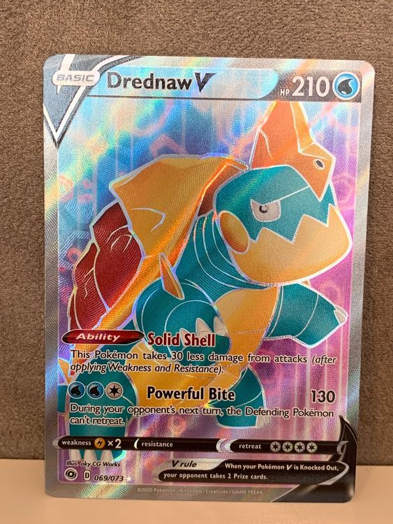 069/073 Drednaw V ENG Pokemon Champion’s Path (Gebraucht) in Fislisbach ...