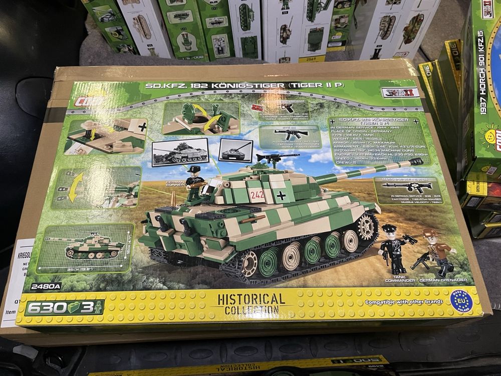 Cobi 2480A sd.kfz. 182 königstiger (tiger II P) (Neu und ...