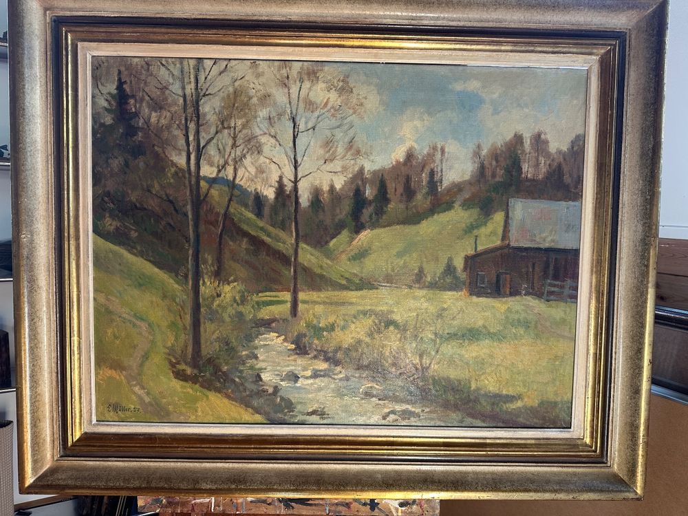Ernst Müller-Göls (1902-2001)Grosse Landschaft Gemälde (Gebraucht) in arlesheim für CHF 350 ...