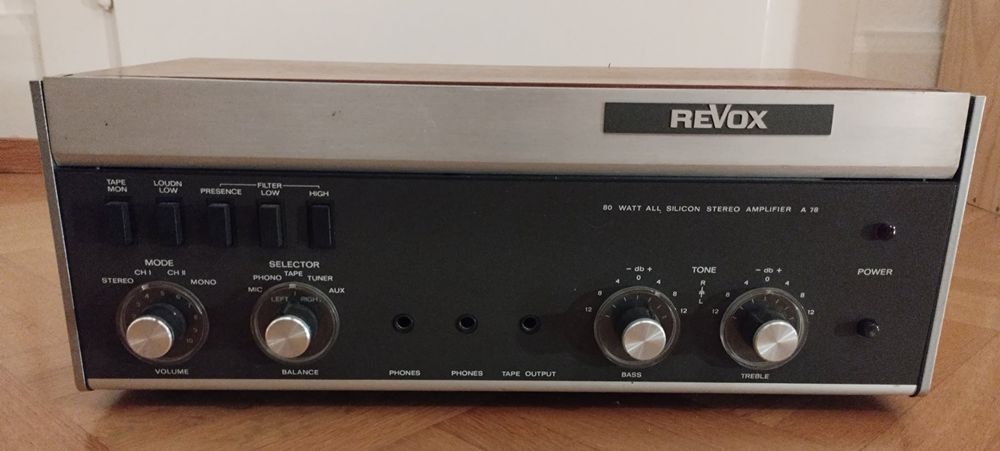 REVOX A 78 MK II-100W-STEREO-AMPLIFIER (Gebraucht) in Zürich für CHF 115 – mit Lieferung auf ...
